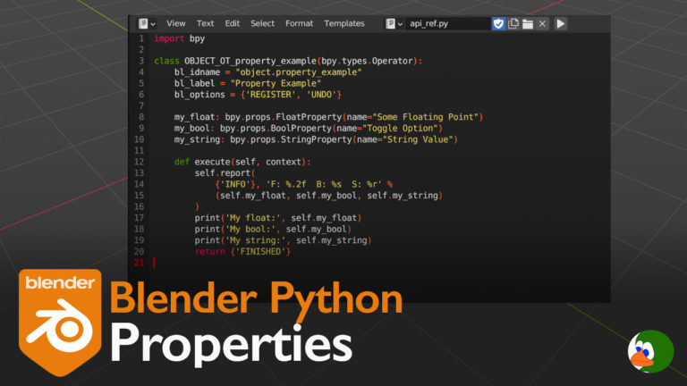 Understanding How To Use Blender Python Properties Harlepengren