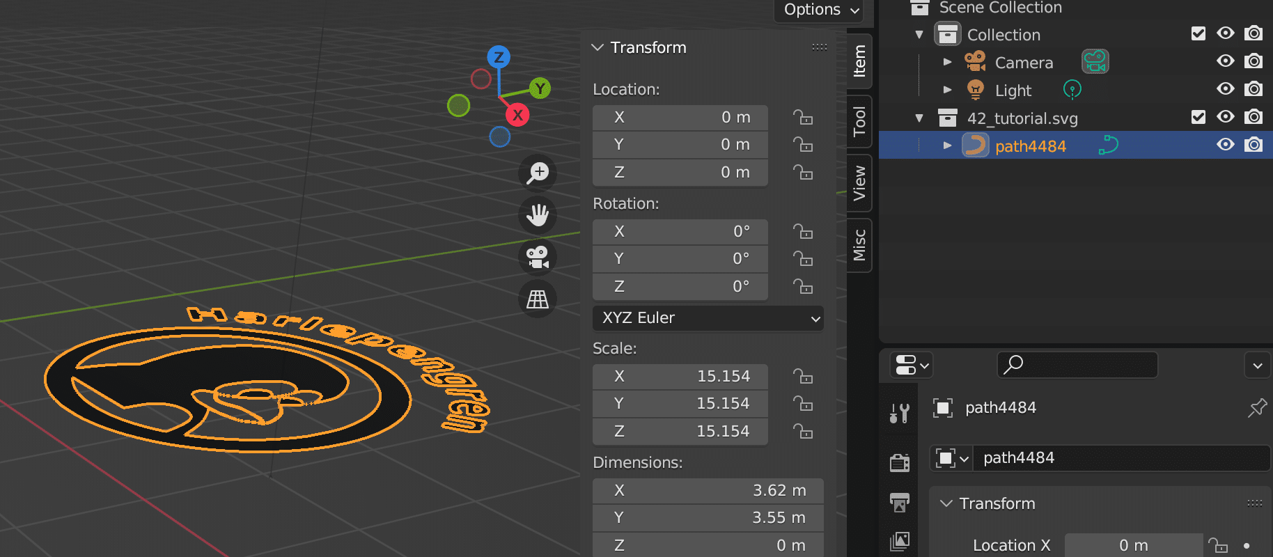 How to Convert a 2D Image into 3D using Inkscape and Blender