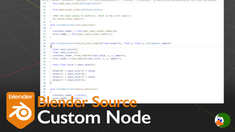 Creating a Custom Compositor Node in Blender Source