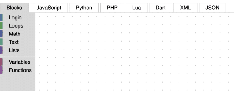 Using Blockly to Easily Generate Python Code
