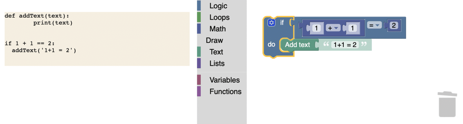 Using Blockly to Easily Generate Python Code